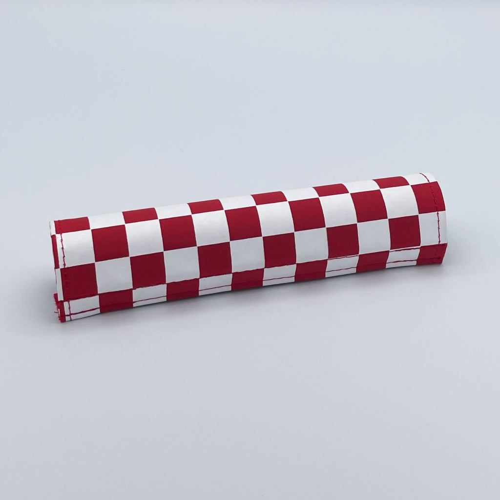 Red and White checker bar pad – Flite BMX